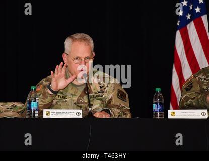Maj. Gen. John Evans Jr., commanding general of U.S. Army Cadet Command and senior commander of ...