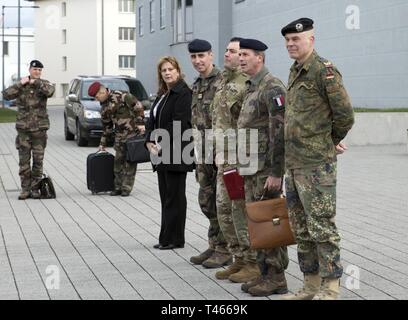 General Christopher G Cavoli, and Command Sergeant Major Robert V ...