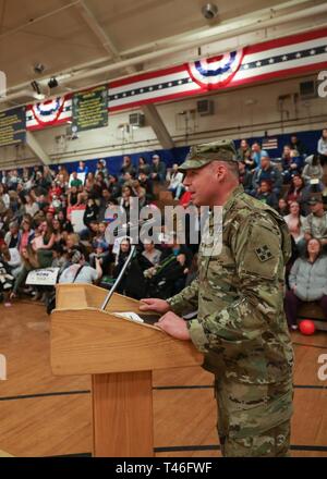 Col. Scott Galloway, the commander of the 4th Combat Aviation Brigade ...