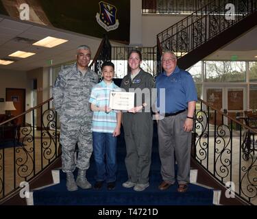 Chief Master Sgt. Raul Villarreal Jr., 14th Flying Training Wing command chief, describes how ...