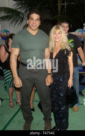 Lou Ferrigno at the World Premiere of "The Hulk", held at at the ...