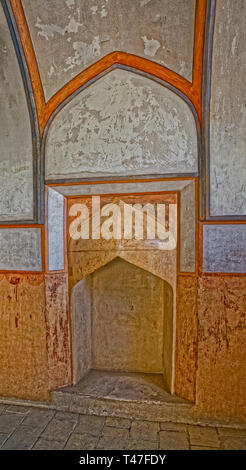 Interior of persian architecture of Ali qapu palace, Imam square ...