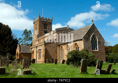 Holy Trinity Church, Shenington, Oxfordshire, England, UK Stock Photo ...