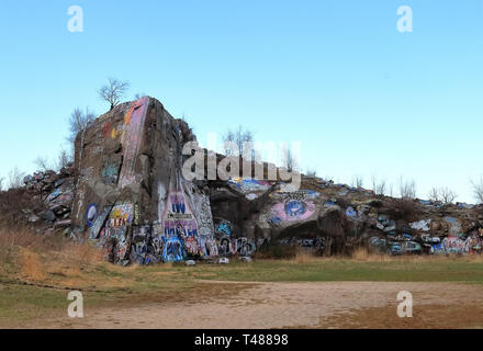 Quincy Quarries Reservation near Boston, Massachusetts, the place where ...