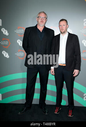 Greg Davies and Alex Horne during for the UKTV Live new season launch ...