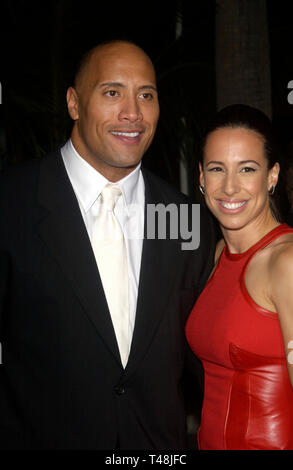 The Rundown Premiere 9-22-2003 The Rock (Dwayne Johnson) and wife Dany ...