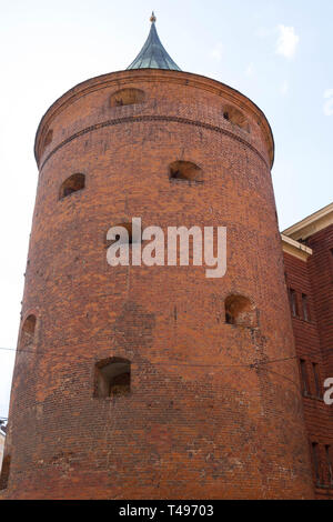 Powder Tower in Riga, Latvia. Since 1940 included to the structure of ...
