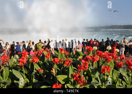 Niagara Falls, Canada - September 10, 2018 - Rainbow of People and ...