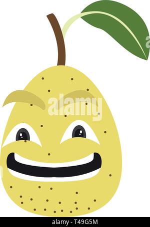 happy pear cartoon Stock Vector Image & Art - Alamy