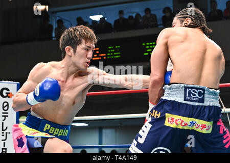 (L-R) Koki Inoue, Valentine Hosokawa (JPN), APRIL 6, 2019 - Boxing ...