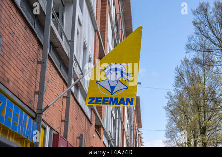 Flag Outside Of The Zeeman Store At Amsterdam The Netherlands 2019 ...