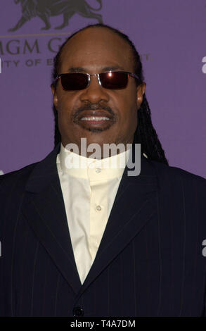 Stevie Wonder at the Billboard Music Awards 2003 at the MGM Grand Arena ...