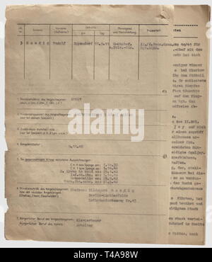 Rudolf Sandig, recommendation for the award of the Knight's Cross to ...