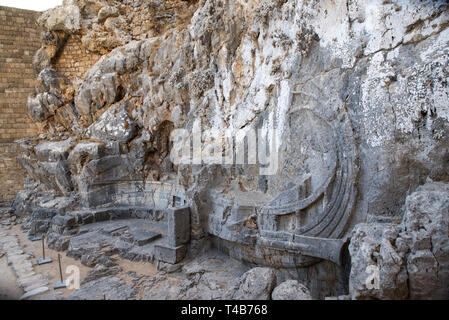 Relief Of A Rhodian Trireme Warship The Acropolis Lindos Rhodes Greek ...
