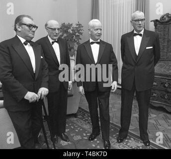 Karl Ziegler, German Nobel Laureate for Chemistry (1963). The picture ...