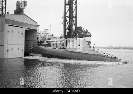 The first of fifteen submarines produced for Norway is launched in ...