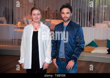 from left: Lina WENDEL, actress, plays the Anne Marie Fuchs in the ARD ...