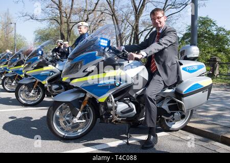 Dresden, Germany. 15th Apr, 2019. A new BMW R 1250 RT-P motorcycle of ...