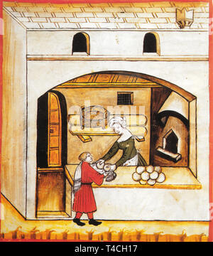 DISTRIBUTION OF BREAD Stock Photo - Alamy