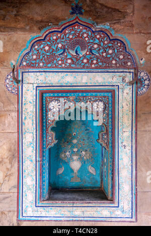 Rajasthani wall painting India Stock Photo - Alamy