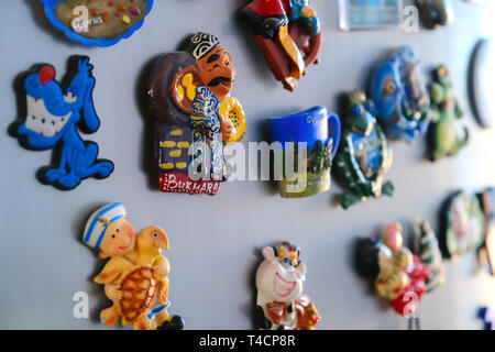 Florence (Italy) souvenir refrigerator magnet with Michelangelo's David ...