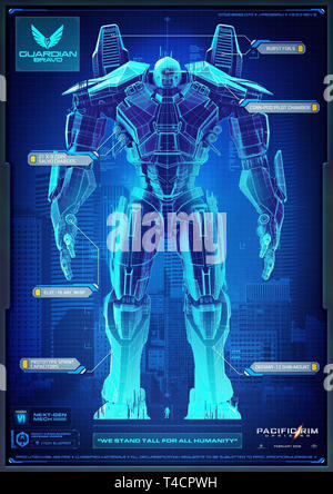 USA. Promo poster for ©Universal Pictures new movie: Pacific Rim ...