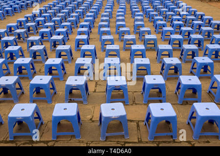 Plastic Stools at Temple of Literature Hanoi Vietnam Stock Photo - Alamy
