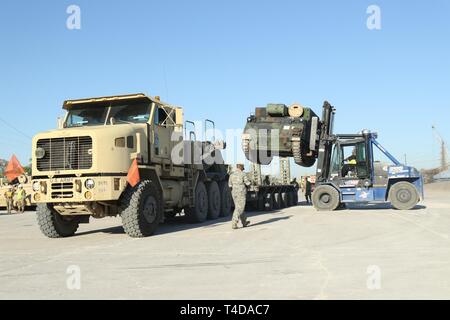 Soldiers from 96th Transportation Company (TC), 553D Combat Sustainment ...