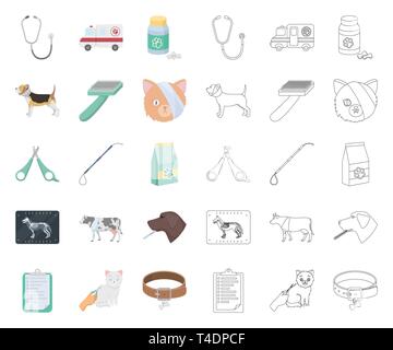 Dog x-ray icon in cartoon design isolated on white background ...