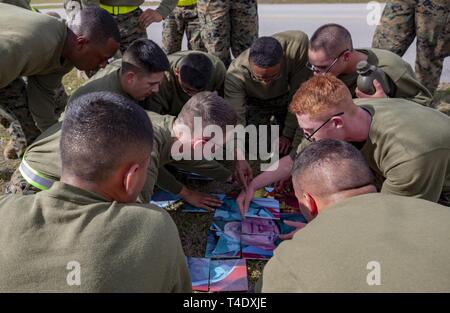 Marine students of Ground Supply School (GSS), Marine Corps Combat ...