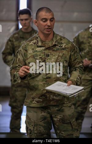 U.S. Army Capt. Daniel Ott, with the 1st Battalion, 143rd Infantry ...