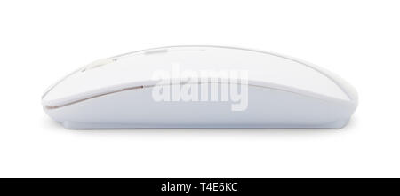 Side view of wireless computer mouse isolated on white Stock Photo - Alamy