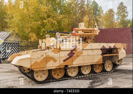 BMPT (Terminator) Heavy Armored Support Vehicle with commander and ...