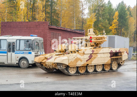 Tank Support Fighting Vehicle "Terminator". Russia Stock Photo - Alamy