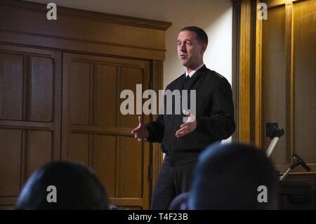NEW HAVEN, Conn. (April 6, 2019) – Marine Lt. Col. Jackson Doan ...