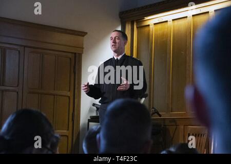 NEW HAVEN, Conn. (April 6, 2019) – Marine Lt. Col. Jackson Doan ...