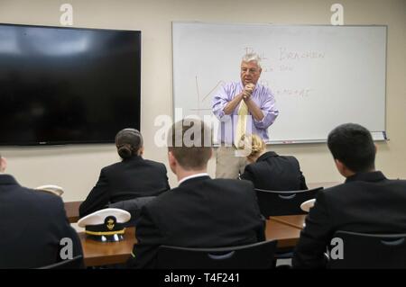 NEW HAVEN, Conn. (April 6, 2019) – Marine Lt. Col. Jackson Doan ...