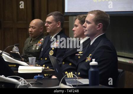 NEW HAVEN, Conn. (April 6, 2019) – Marine Lt. Col. Jackson Doan ...