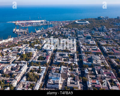 Panoramic view of the city of Odessa, from Spaso-Preobrazhensky ...