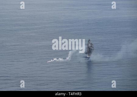 GULF OF ADEN (April 1, 2019) – U.S. Marine Gunnery Sgt. Nadia Sensing ...