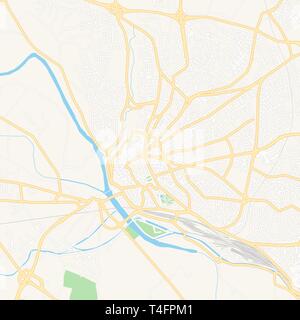 MAP OF BÉZIERS FRANCE Stock Photo - Alamy