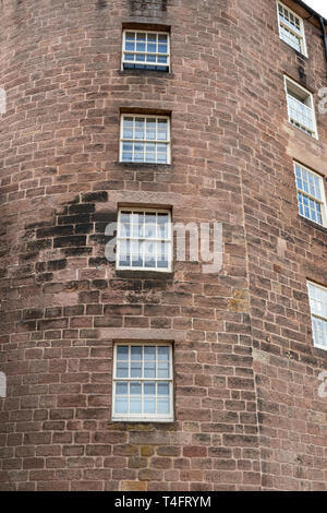 Arkwright"s Cromford Cotton Mill developed by Richard Arkwright at ...