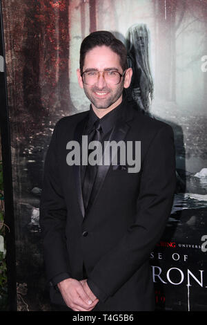 HOLLYWOOD, CA - APRIL 15: Michael Chaves arrives at the premiere of ...