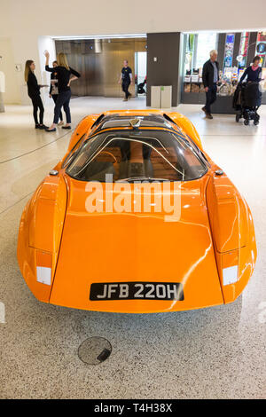 The Adams Brothers Probe 16 car at the Stanley Kubrick exhibition at ...