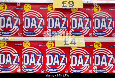Box of Daz washing powder Stock Photo - Alamy