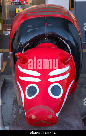 AIZUWAKAMATSU, JAPAN - APRIL 21 2018: The grave site of Byakkutai ...