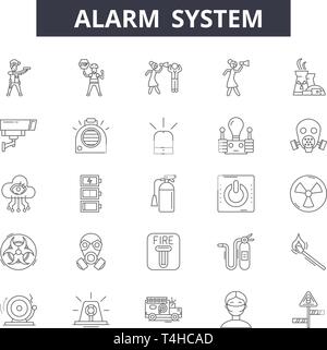 System line icons signs set. Design collection of System, Network, Software, Computer, Hardware ...