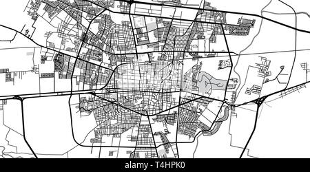 Urban vector city map of Celaya, Mexico Stock Vector Image & Art - Alamy