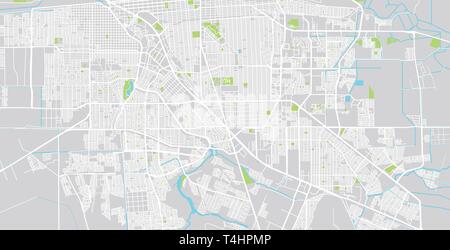Urban vector city map of Mexicali, Mexico Stock Vector Image & Art - Alamy