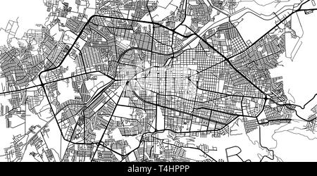 Urban vector city map of Morelia, Mexico Stock Vector Image & Art - Alamy